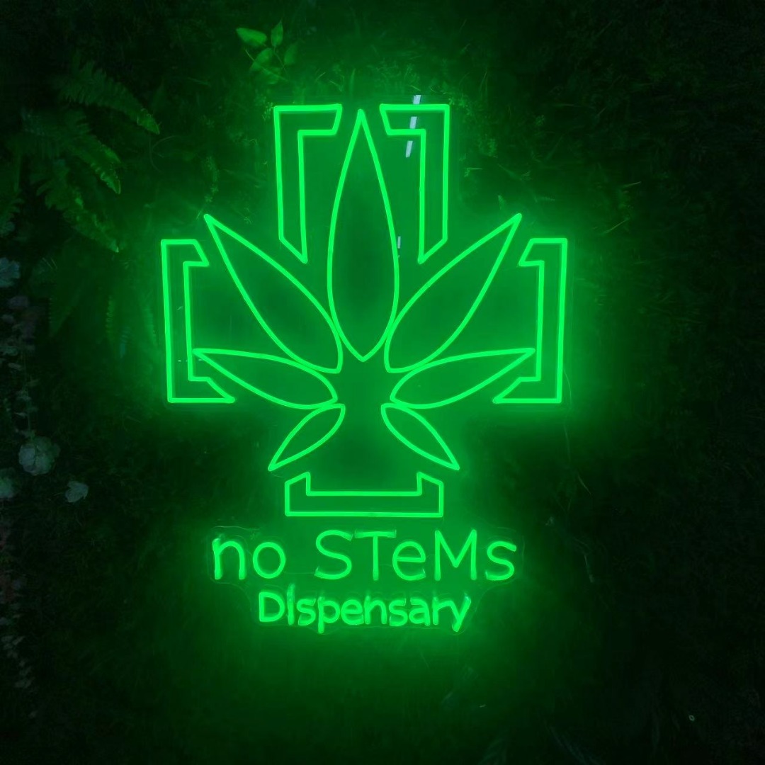 Weed Neon Sign | Glow Up Your Weed Business Attract Footfall