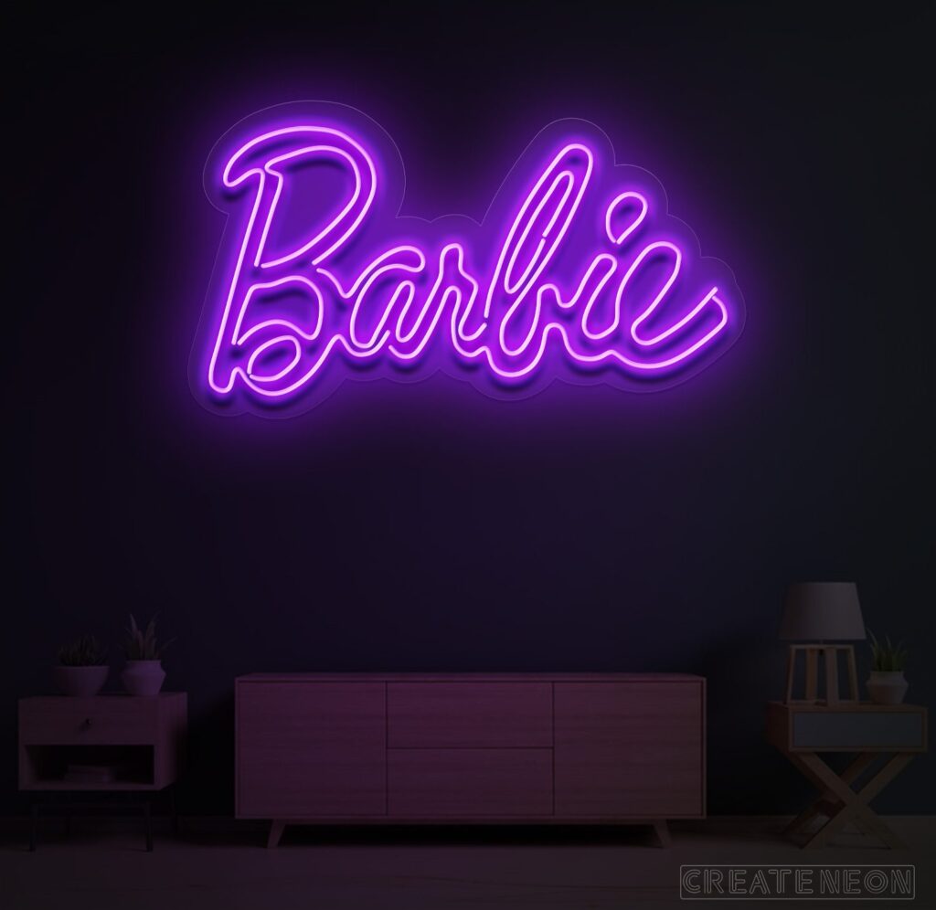 Barbie Neon Sign | Best Gift For Your Kids Room | Free 🚛
