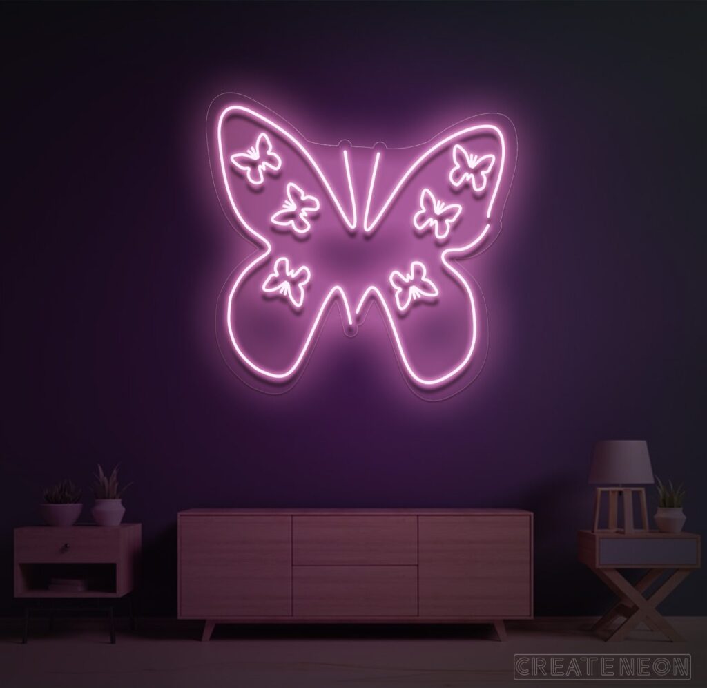 Butterfly Neon Sign | Attractive LED Neon Sign Light