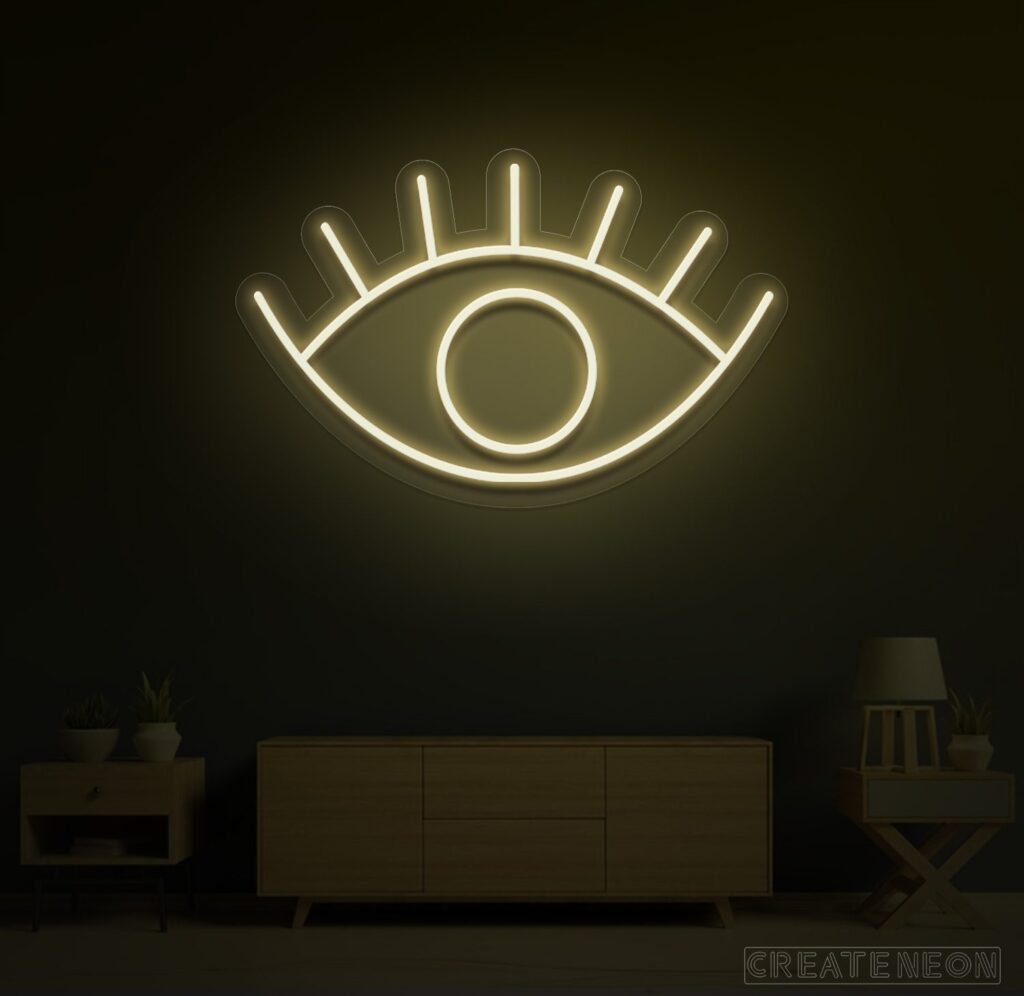 Eye Neon Sign An Ideal Pick For Your Bedroom To Wake You Up