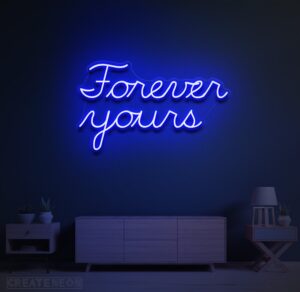 Forever Yours Neon Sign | Best Wedding, Bedroom, Wall Signs