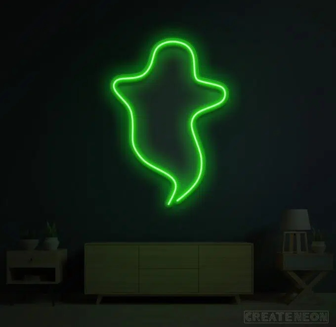 Ghost Neon Sign | Best Spooky Neon Sign For Halloween