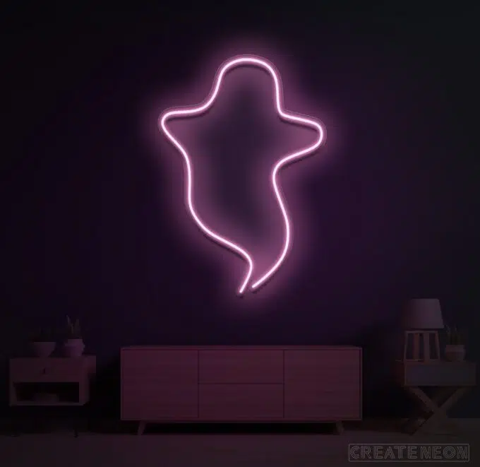 Ghost Neon Sign | Best Spooky Neon Sign For Halloween