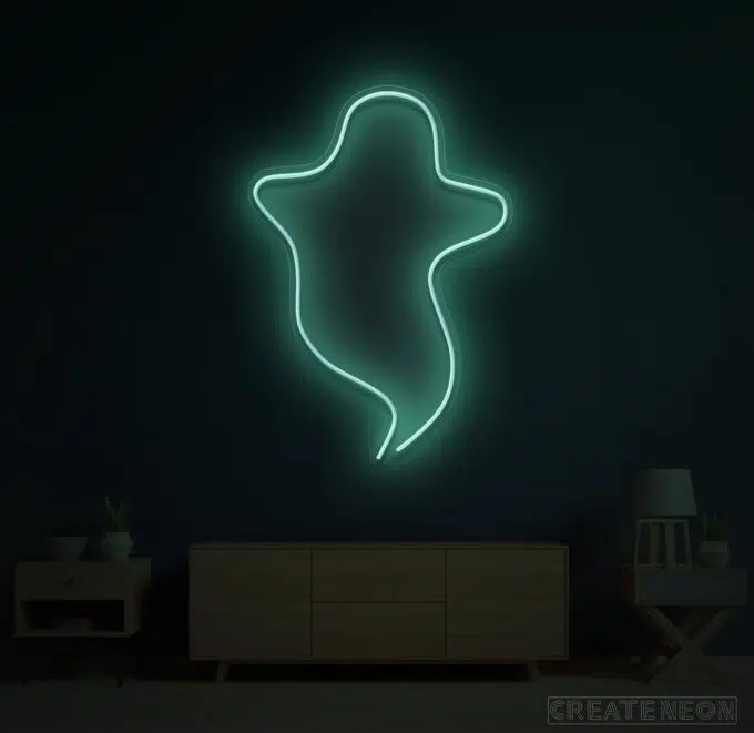 Ghost Neon Sign | Best Spooky Neon Sign For Halloween