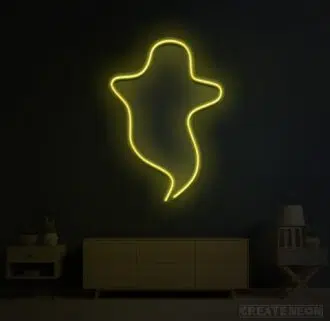 Ghost Neon Sign | Best Spooky Neon Sign For Halloween