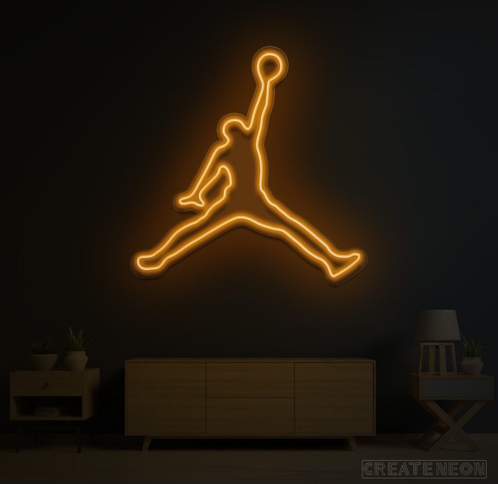 Shop Jumpman Neon Sign - CreateNeon.Com