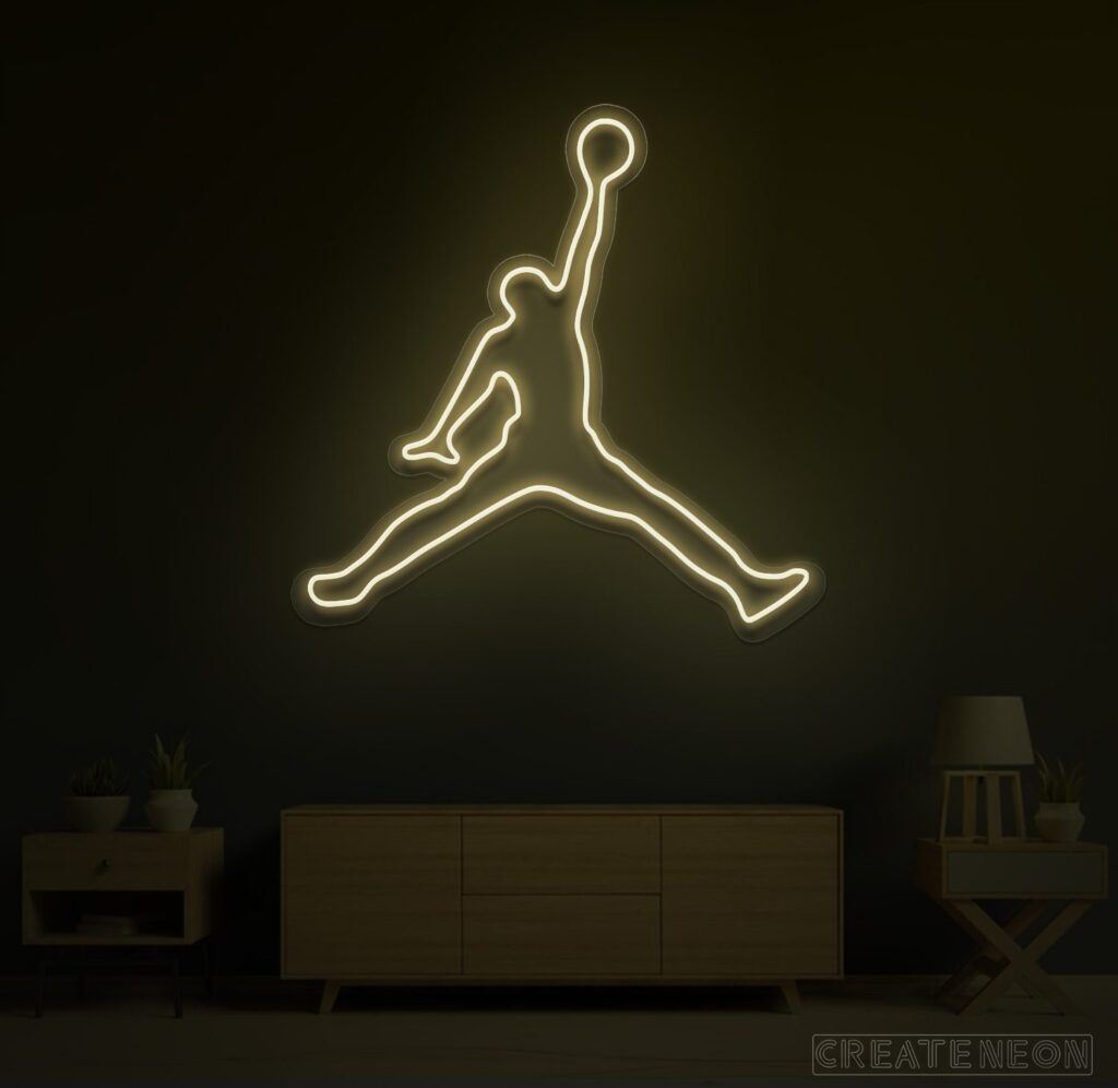 Shop Jumpman Neon Sign - CreateNeon.Com