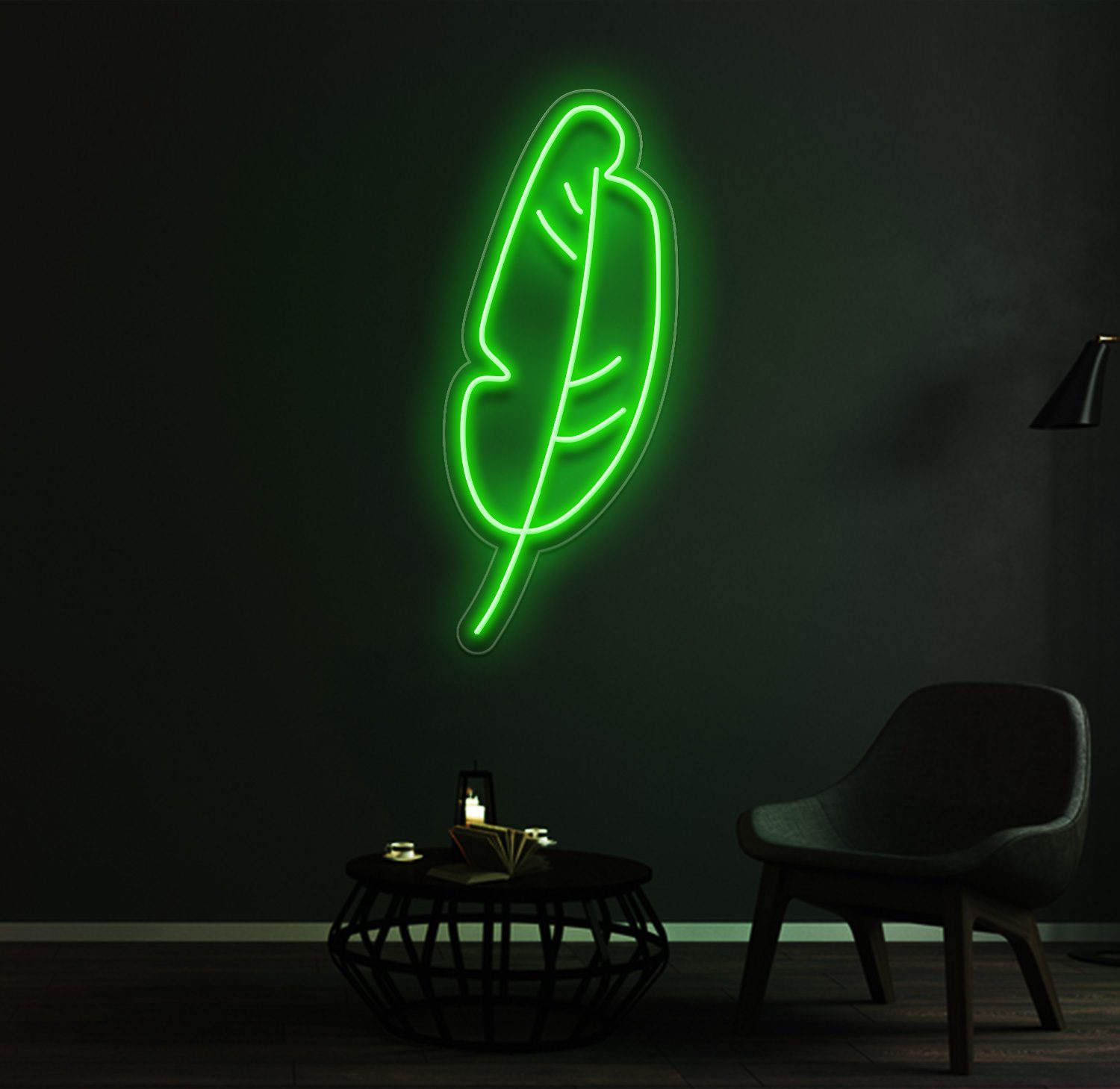 Buy Neon Leaf Sign & Add Shine To Your Place | Free 🚛 USA