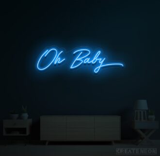 Shop Oh Baby LED Neon Sign - CreateNeon.Com