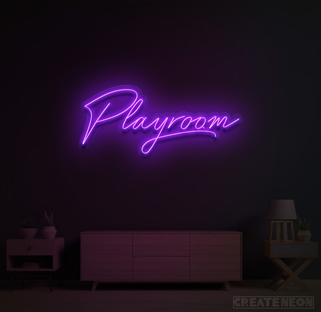🚛 Buy Playroom Neon Sign To Light Up Your Space | Free