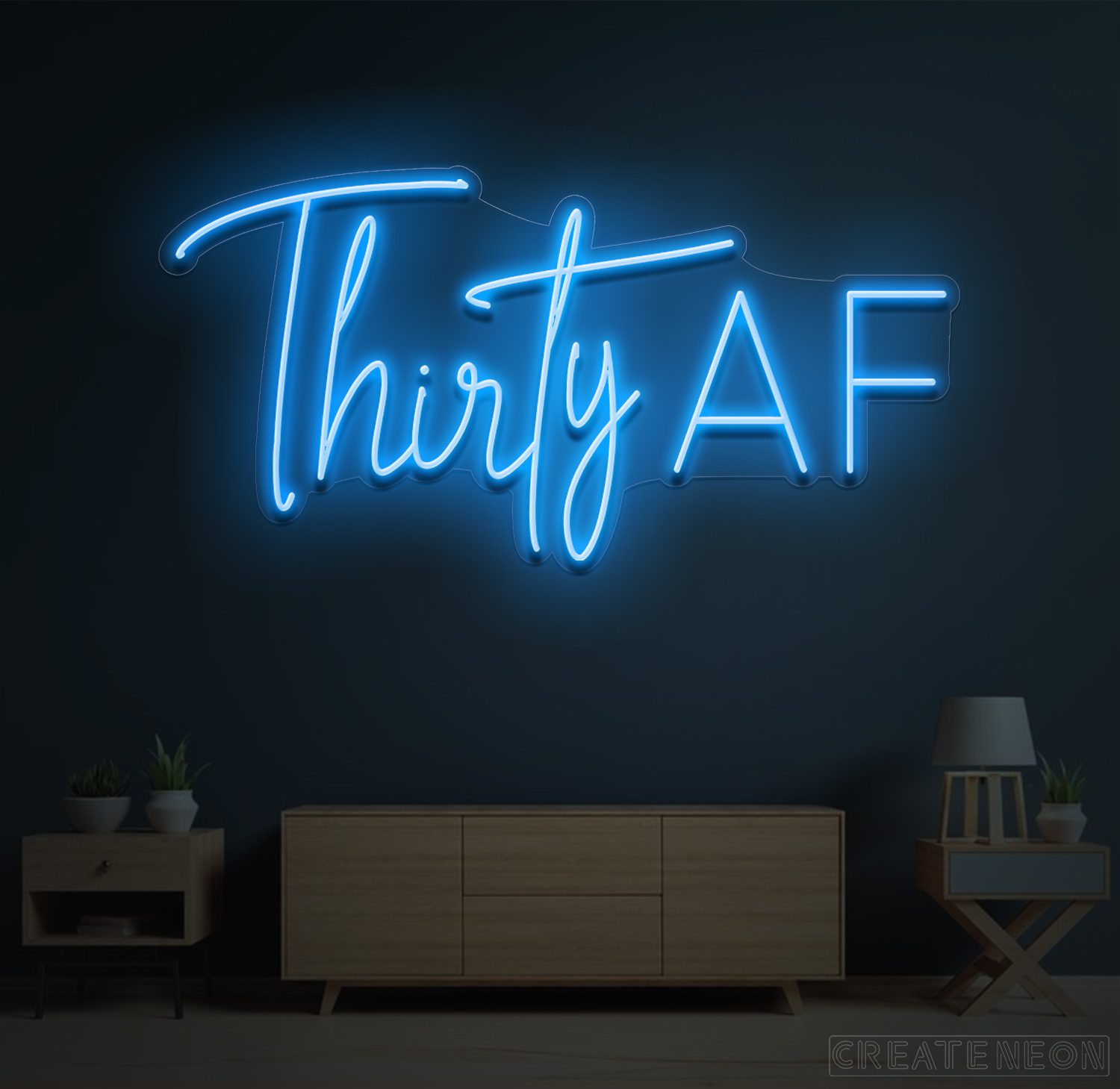 Thirty AF neon sign | Best LED Neon Signs | Create neon