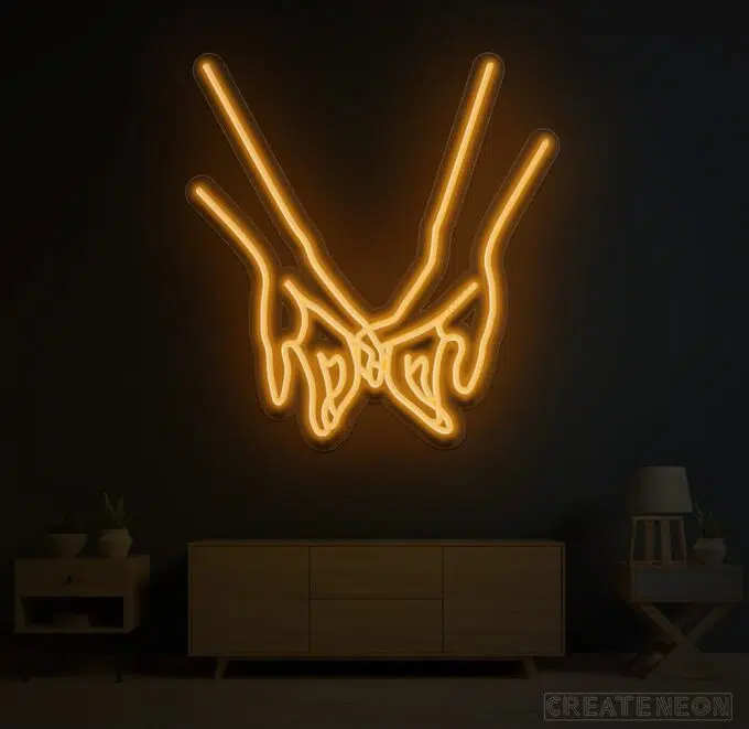 Buy Touching Hands Neon Sign - Romantic Neon Sign
