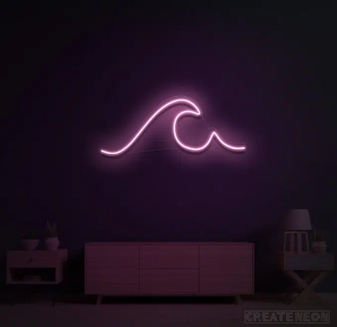 Shop Water Waves Neon Sign | Create